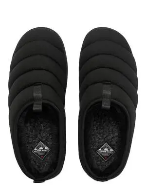 ALPINE NORTH Seaton Insulated Puffer Slippers Black