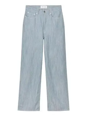 SAMSOE SAMSOE Trousers - Breeze Blue