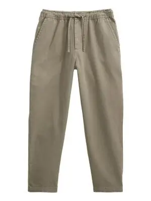WAX LONDON Tapered Cropped Trousers - Khaki