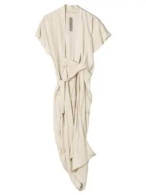 Rick Owens Draped Dress - White