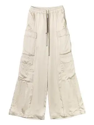 Rick Owens Wide Leg Trousers - White