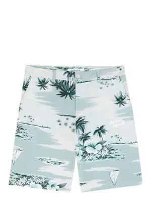 Maison Kitsuné Printed Short - Blue