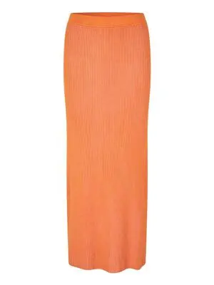 SAMSOE SAMSOE Midi Skirt - Orange