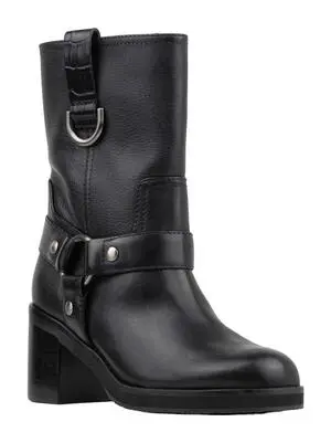 DONALD PLINER Riegal Harness Boot Black
