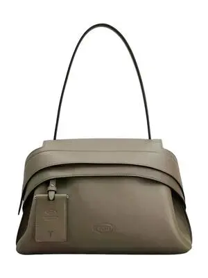 TOD'S Small Wave Shoulder Bag - Neutrals