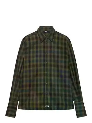 Gcds Check Long-sleeved Top - Green