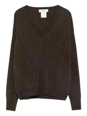 GRAN SASSO V-neck Sweater - Brown
