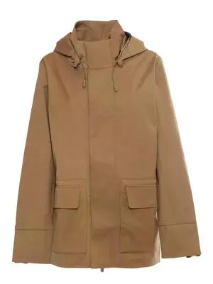 K-WAY Hooded Coat - Brown