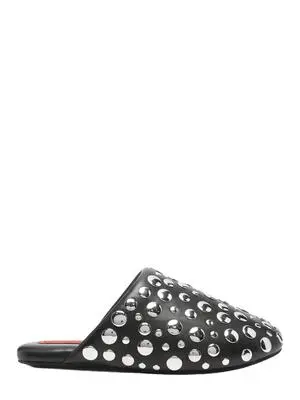 SIMONMILLER Stud-embellished Slippers - Black