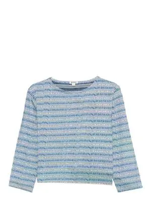 BODE Boat Neck Blouse - Blue