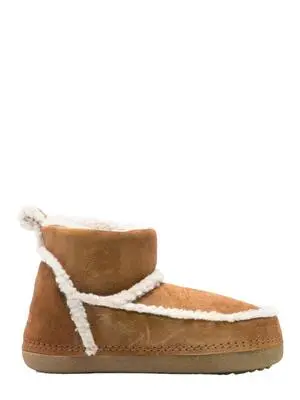 Inuikii Classic Shearling Ankle Boots - Brown