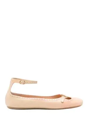 Chloé Leather Ballet Flats - Neutrals