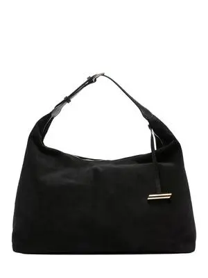 LIFFNER Suede Bucket Bag - Black