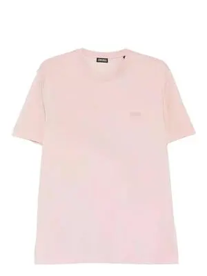 Zegna Cotton T-shirt Pink