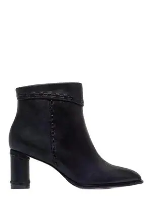 Bernardo 1946 7.6" Gene Block-heel Boots - Black
