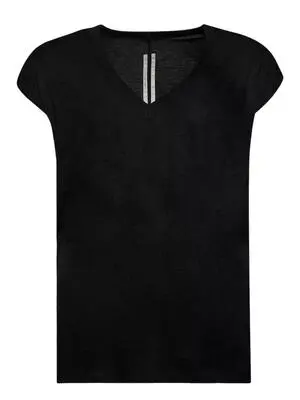 Rick Owens V-neck Short-sleeve T-shirt - Black