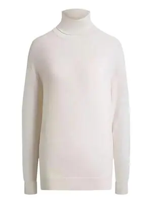 12 STOREEZ Merino Turtleneck - White