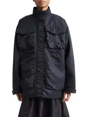 Cecilie Bahnsen Brianna Nylon Jacket - Black