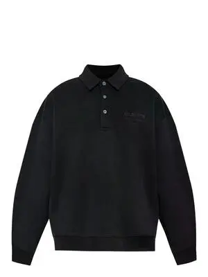 ALLSAINTS Xander Collared Polo Shirt - Black