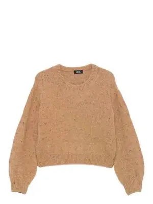 Dixie Bishop-sleeve Sweater - Neutrals