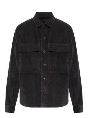 ALLSAINTS Corduroy Pocket Shirt - Black