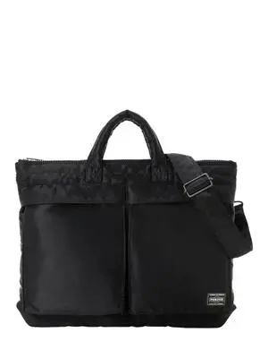 PORTER-YOSHIDA & CO Tanker Short Helmet Tote Bag - Black
