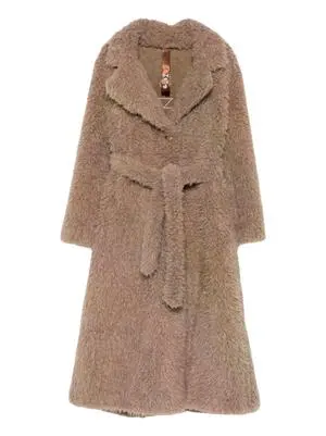 GLOX Belted Coat - Brown