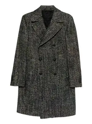 Tagliatore Arden Double-breasted Coat - Black