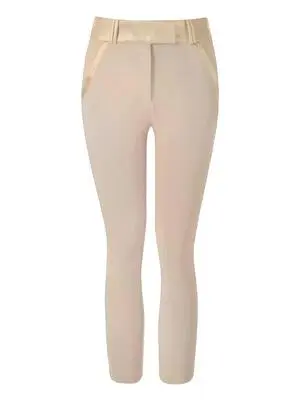GLORIA COELHO Cropped Trousers - Neutrals