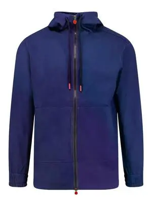 Kiton Zip-up Hooded Jacket - Blue