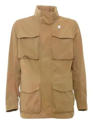 K-WAY High-neck Four-pocket Jacket - Brown