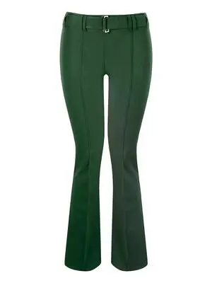 GLORIA COELHO Flared Trousers - Green