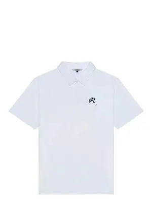 MALBON Fairway Polo Shirt - White