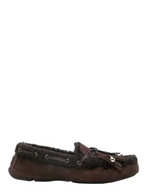 JIMMY CHOO Suede Loafers - Brown