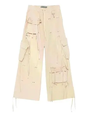 Reese Cooper Corduroy Wide-leg Trousers - Neutrals