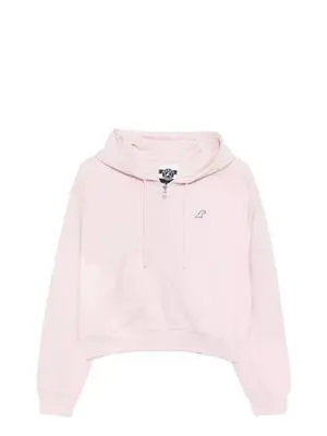 SPORT B. BY AGNÈS B. Dino-embroidered Zip Hoodie - Pink