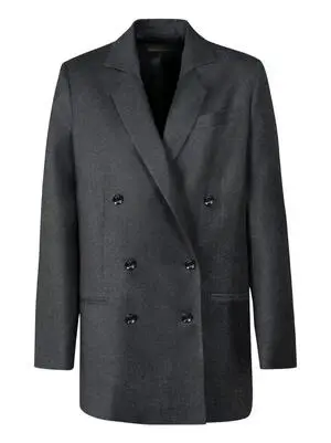 MOORER Saphira-Lxw Double-Breasted Blazer
