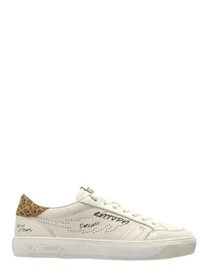 ENTERPRISE JAPAN Leopard-print Sneakers - Neutrals