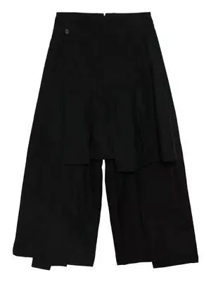 SONGZIO Cut-out Trousers - Black