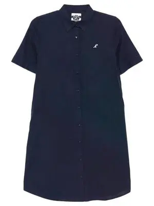 SPORT B. BY AGNÈS B. Dino-embroidered Shirt Dress - Blue