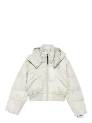 Adidas By Stella McCartney Hooded Zip-up Jacket - Grey