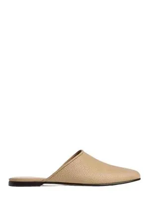12 STOREEZ Leather Mules - Neutrals