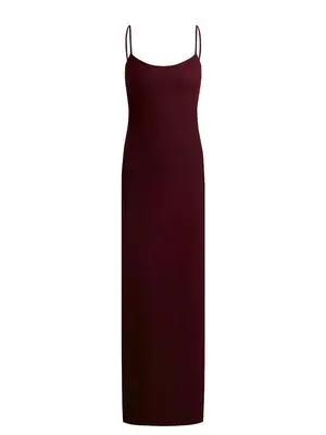 12 STOREEZ Knitted Slip Dress - Red
