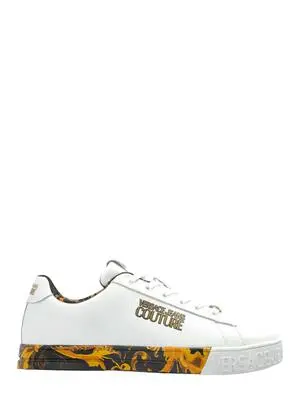 Versace Logo-detail Sneakers - White