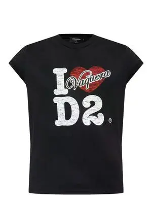 Dsquared2 X Vaquera Cotton T-shirt - Black