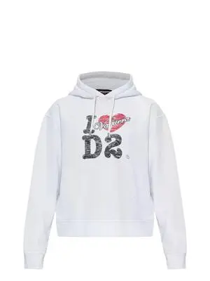 Dsquared2 Logo-print Hoodie - White