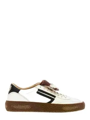 PURAAI Logo-print Tab Sneakers - White