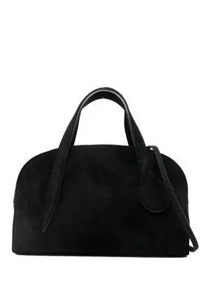 LIFFNER Mini Suede Satchel - Black