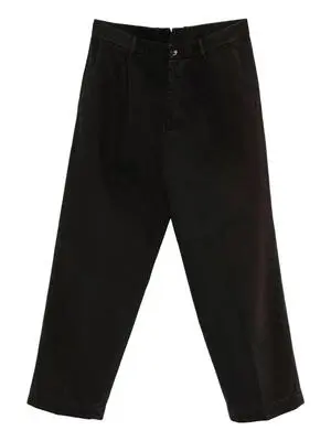 NINE:INTHE:MORNING Pleated Chino Pants - Brown
