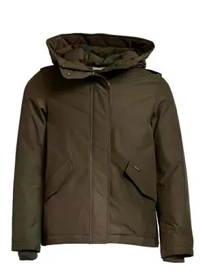 Woolrich Hooded Military Jacket - Green